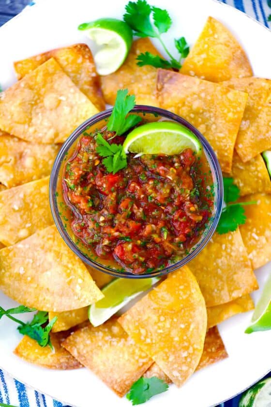 The Best Homemade Salsa (Texas Style) - Bowl of Delicious