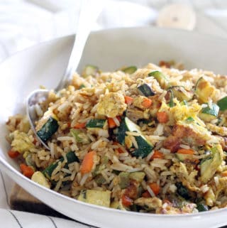 10 Minute Veggie Fried Rice