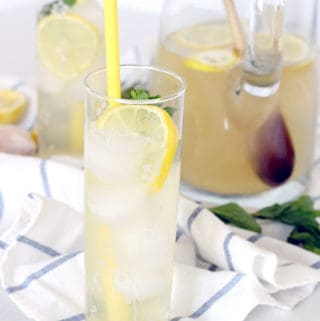 Iced Ginger Honey Lemon Tea