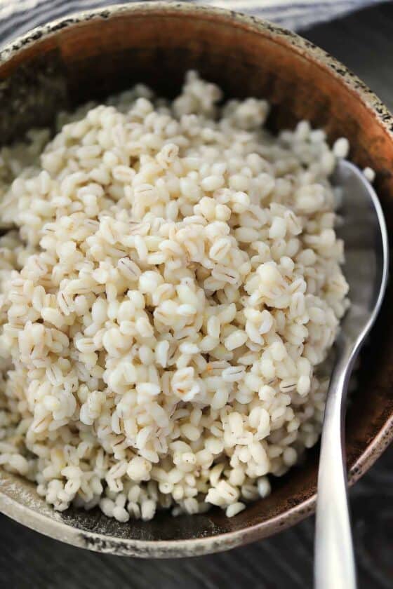 How to Cook Barley in an Instant Pot (pearl or hulled) - Bowl of Delicious