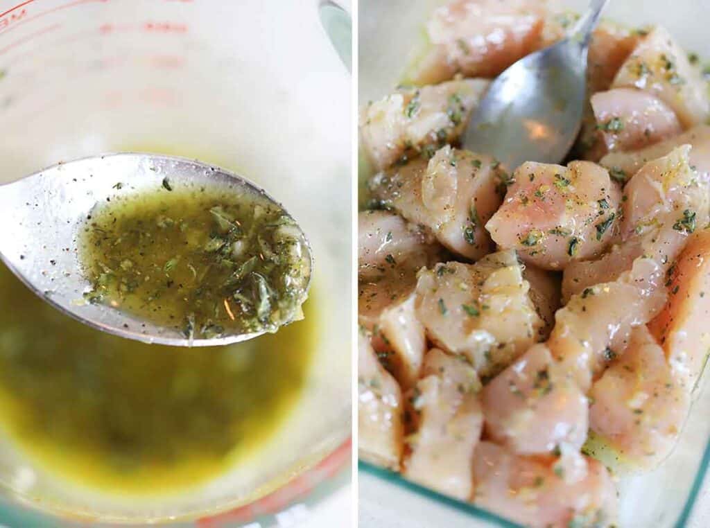 Greek Chicken Bites (great for salads and gyros!) - Bowl of Delicious