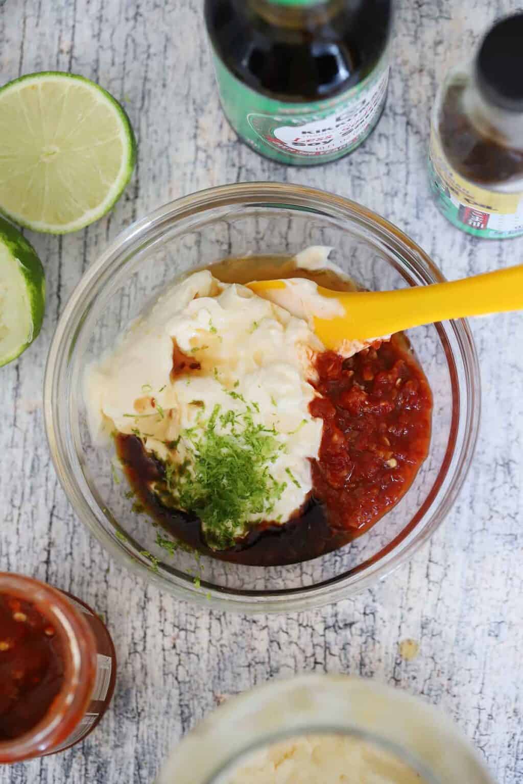 Homemade Spicy Mayo (for sandwiches, sushi, fries, and more) - Bowl of ...